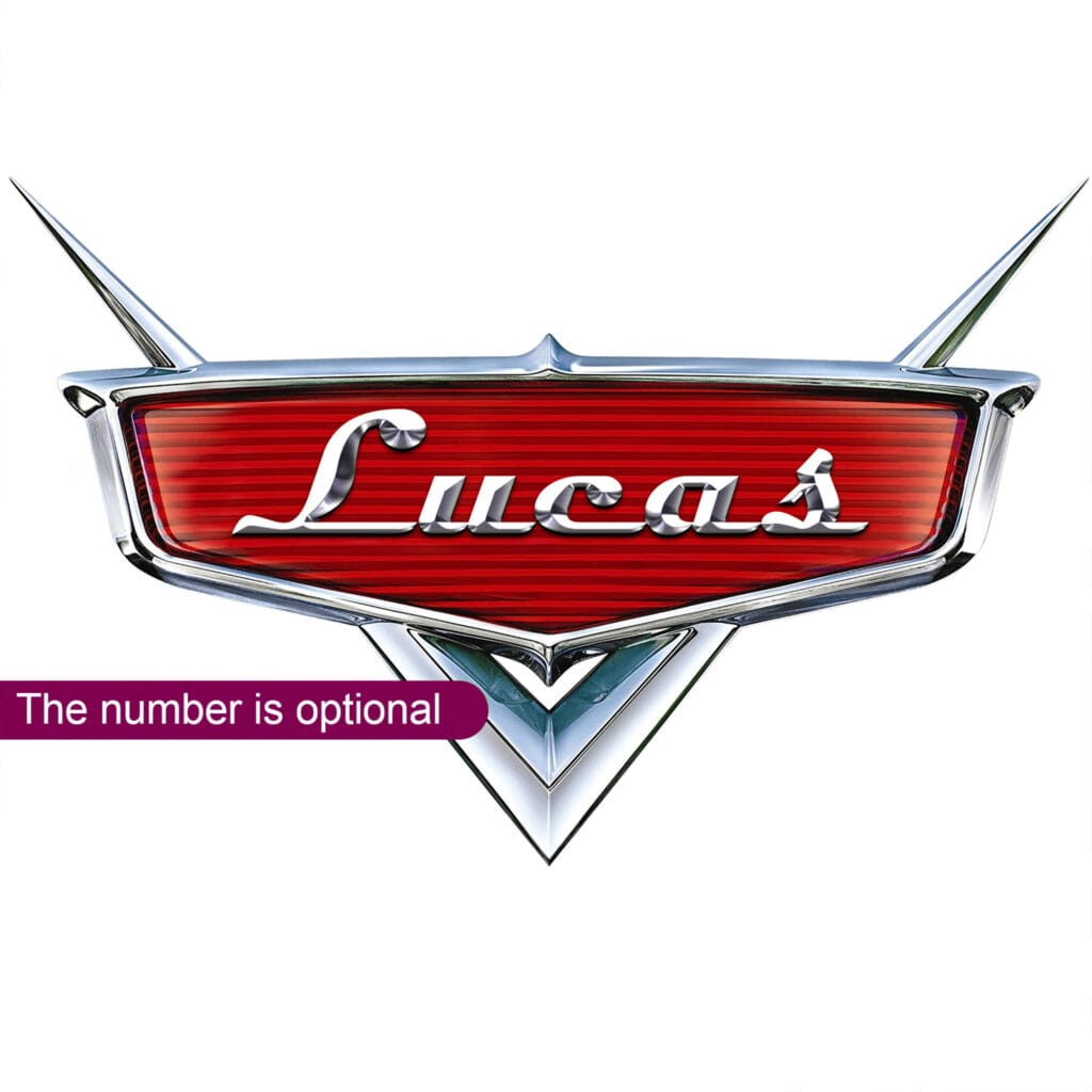 Custom Disney Cars Logo For Themed Birthday Party Decor - Designs4Celebrate