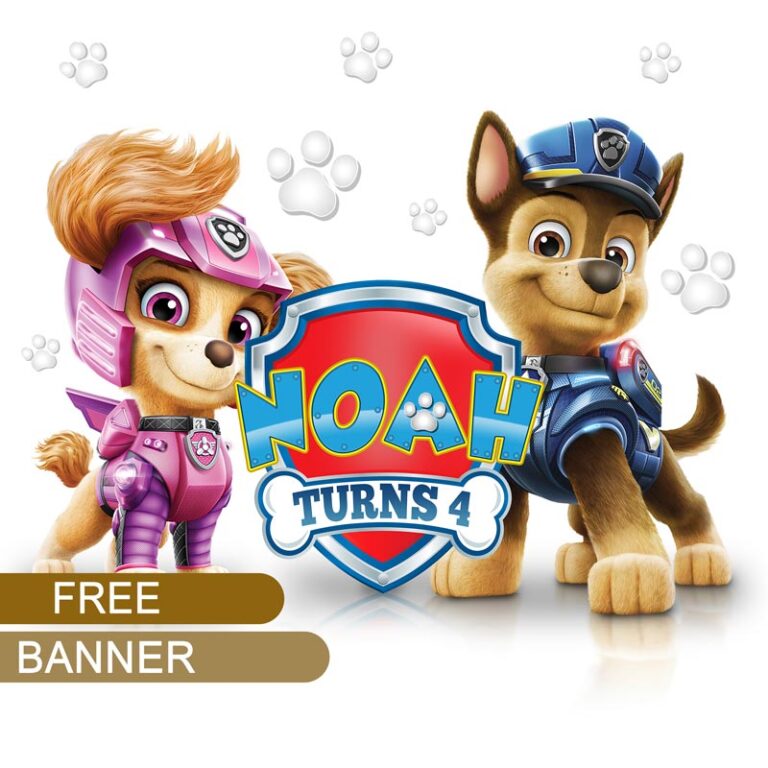 Personalized Paw Patrol Logo - Designs4Celebrate