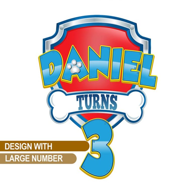 Personalized Paw Patrol Logo - Designs4Celebrate