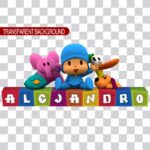 Custom Pocoyo Logo with Name - Designs4Celebrate