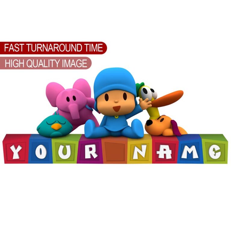 Custom Pocoyo Logo with Name - Designs4Celebrate