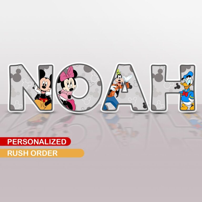 Mickey Mouse Cake Topper – Customizable Name & Age, PDF A4 ...