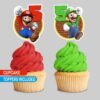 Super Mario Cake Topper Personalized - Designs4Celebrate