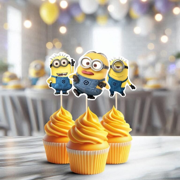 Printable Minions Cupcake Toppers - Despicable Me Toppers - Instant ...