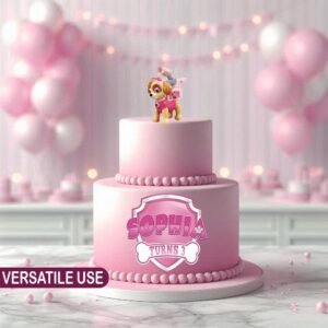 Personalized Pink Paw Patrol Logo - Designs4Celebrate